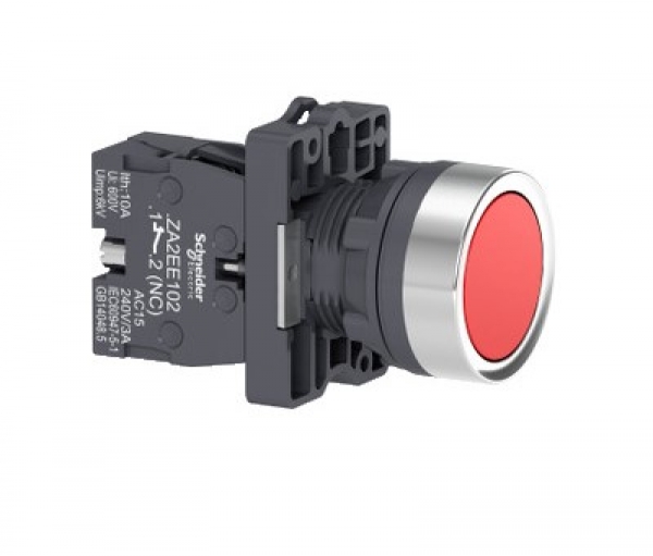 Nút Nhấn Nhả NC Phi 22 Màu Đỏ Schneider - XA2EA42